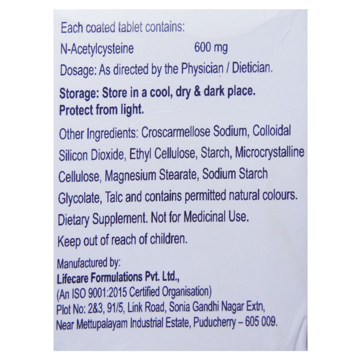 Yesnac 600 mg Tablet 10's Price, Uses, Side Effects, Composition ...