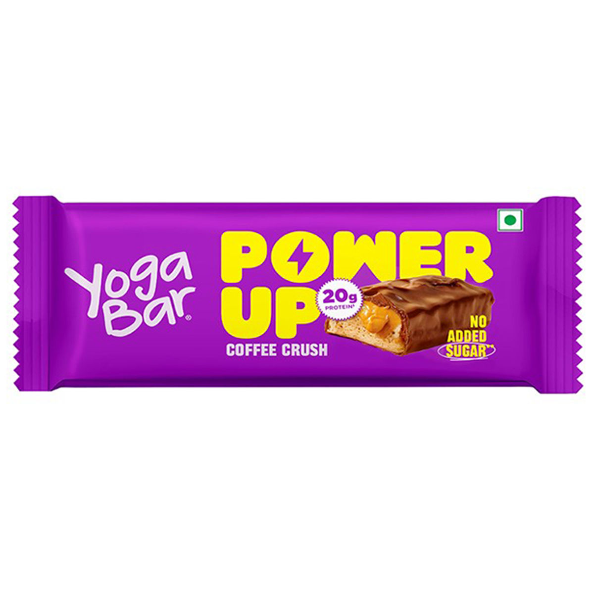 Buy Yoga Bar Power Up Coffee Crush Protein Bar, 70 gm | No Added Sugar ...