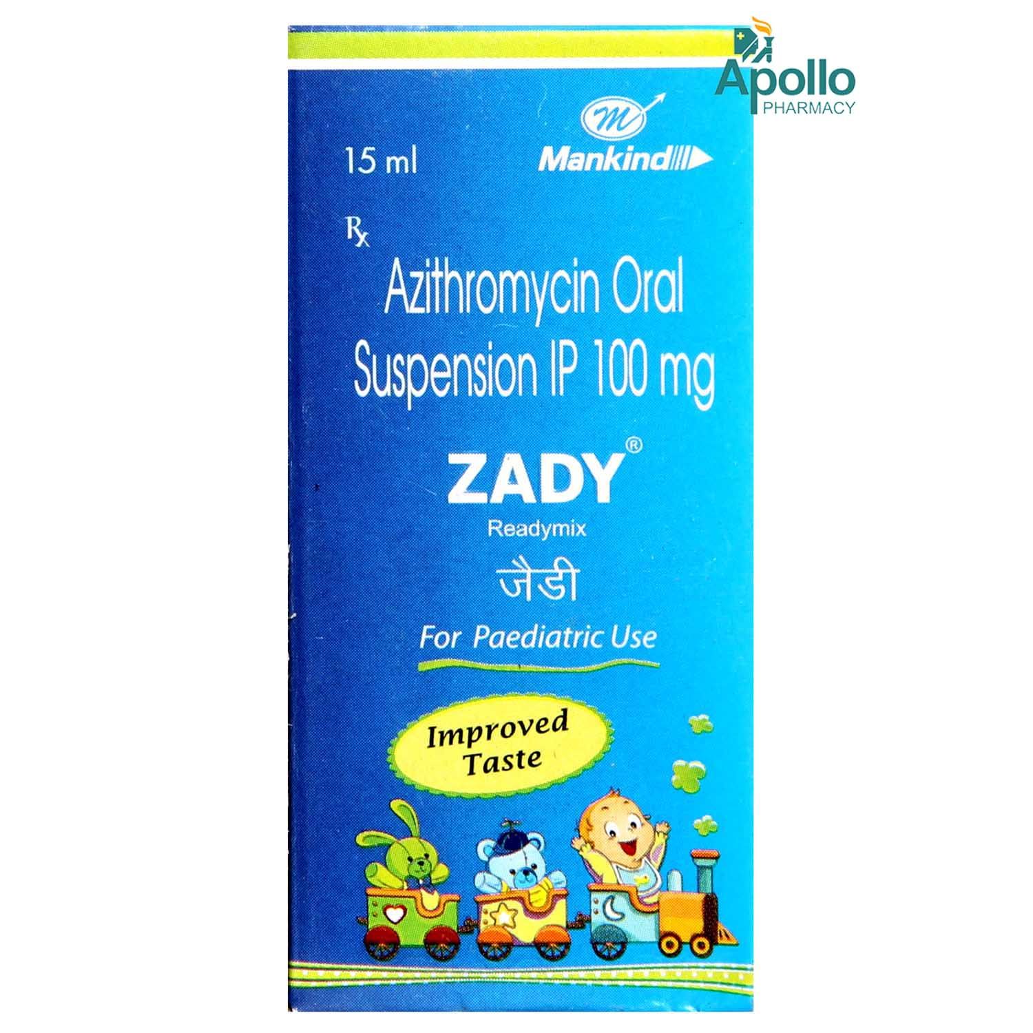 Zady 100 mg Readymix | Uses, Side Effects, Price | Apollo Pharmacy