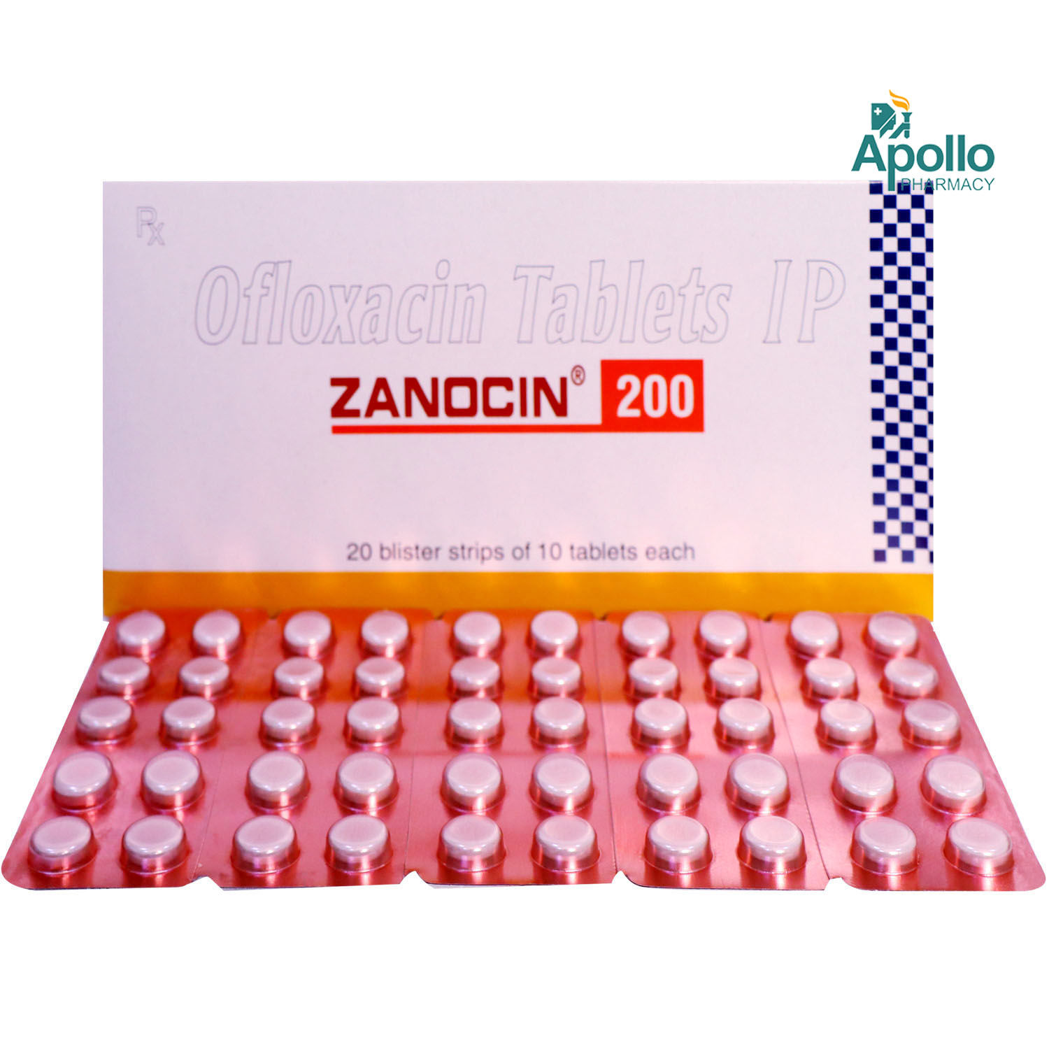 Zanocin 200 Tablet 10's Price, Uses, Side Effects, Composition - Apollo ...