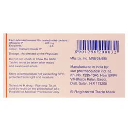 Zanocin OD 400 mg Tablet | Uses, Side Effects, Price | Apollo Pharmacy