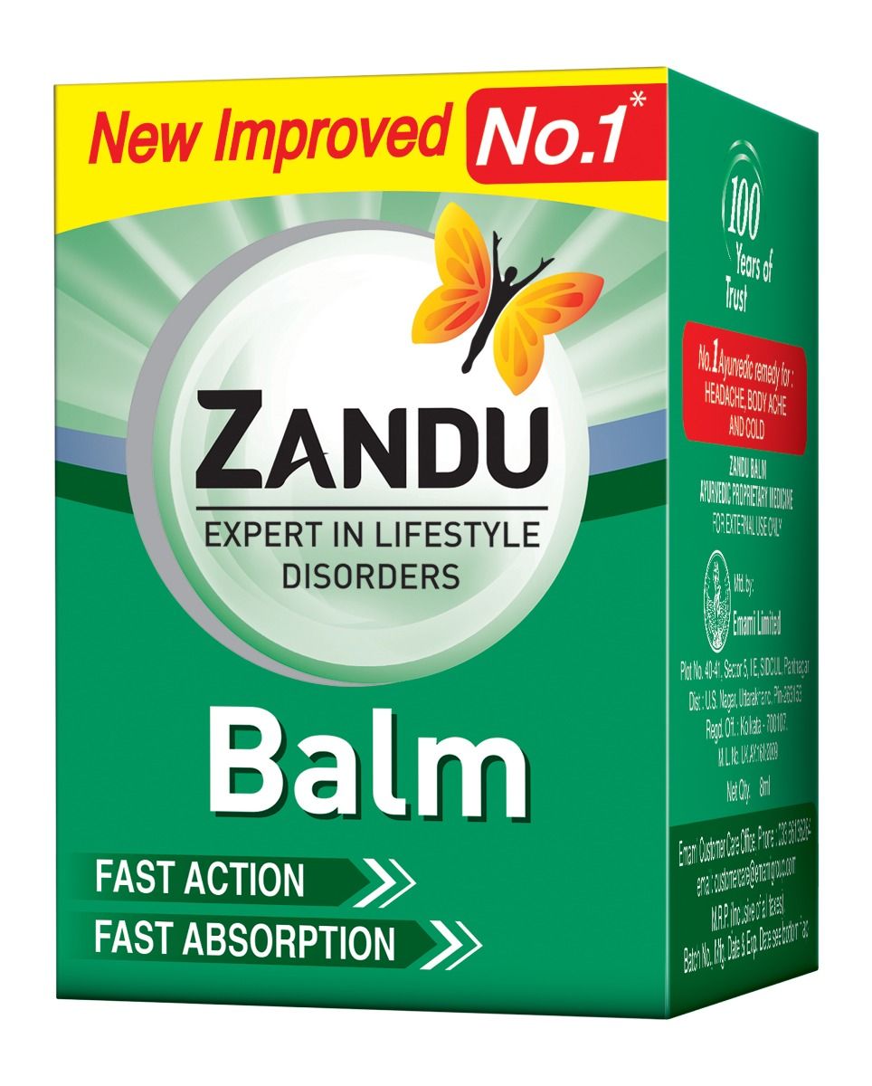Zandu Balm, 8 ml Price, Uses, Side Effects, Composition - Apollo Pharmacy