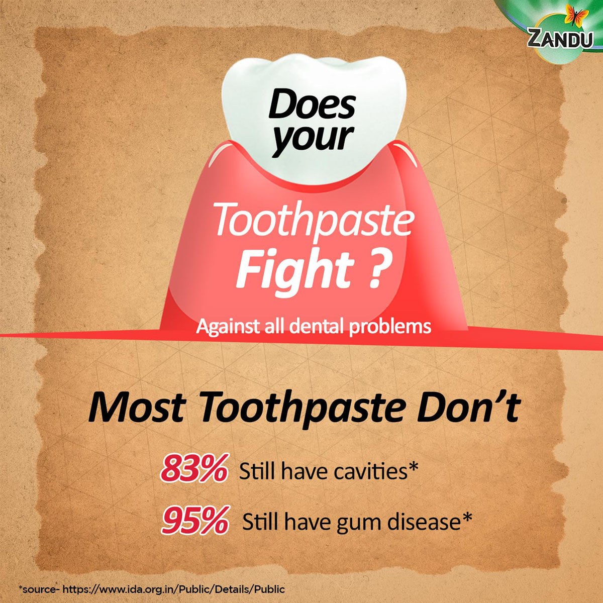 Buy Zandu Dant Veer Toothpaste, 100 gm | 19 Minutes Delivery | Apollo ...