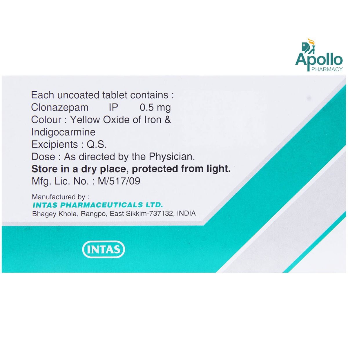 Zapiz-0.5 Tablet 10's Price, Uses, Side Effects, Composition - Apollo ...