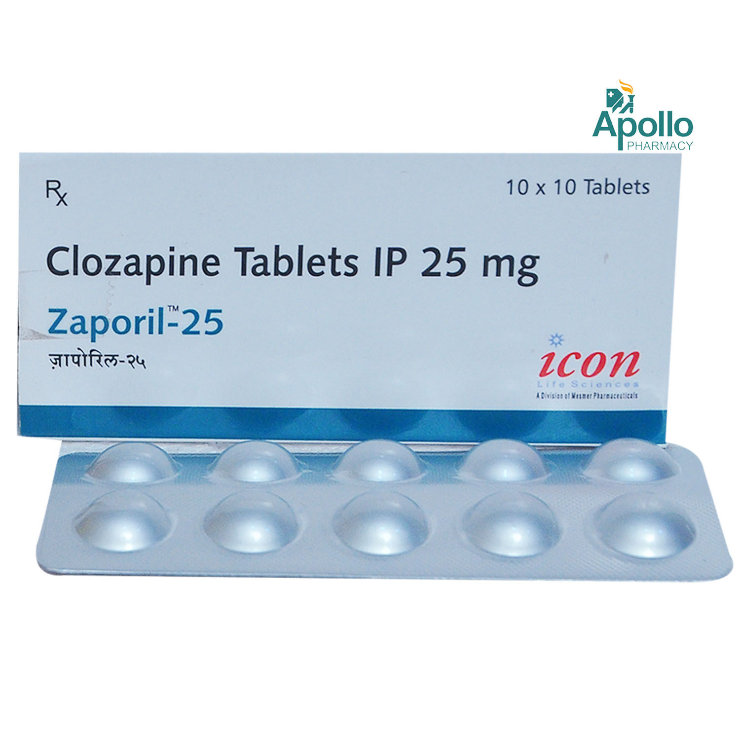 Zaporil 25 Tablet | Uses, Side Effects, Price | Apollo Pharmacy