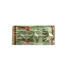 Zathrin 100 DT Tablet Tablet | Uses, Side Effects, Price | Apollo Pharmacy