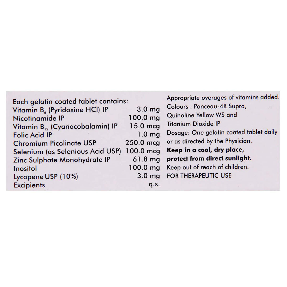 Z & B Capsule | Uses, Side Effects, Price | Apollo Pharmacy