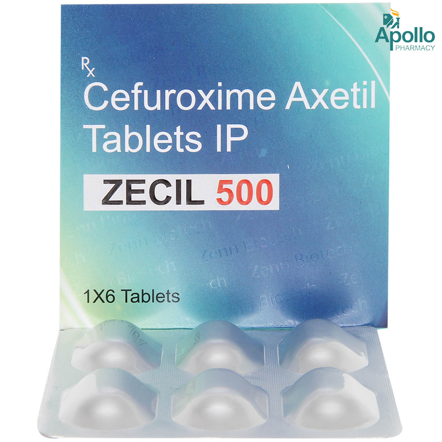 ZECIL 500MG TABLET 6'S Price, Uses, Side Effects, Composition - Apollo ...