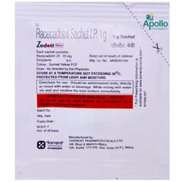 Zedott Baby Sachet 1 gm | Uses, Side Effects, Price | Apollo Pharmacy