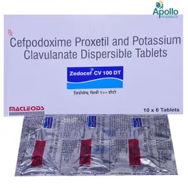 ZEDOCEF CV 100MG DT TABLET | Uses, Side Effects, Price | Apollo Pharmacy