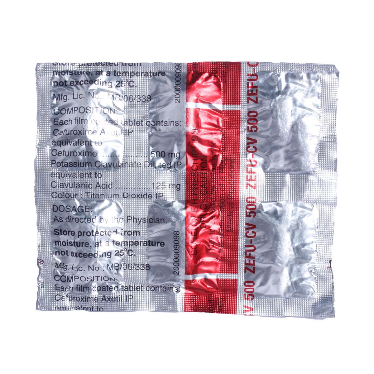 Zefu-CV 500 Tablet | Uses, Side Effects, Price | Apollo Pharmacy