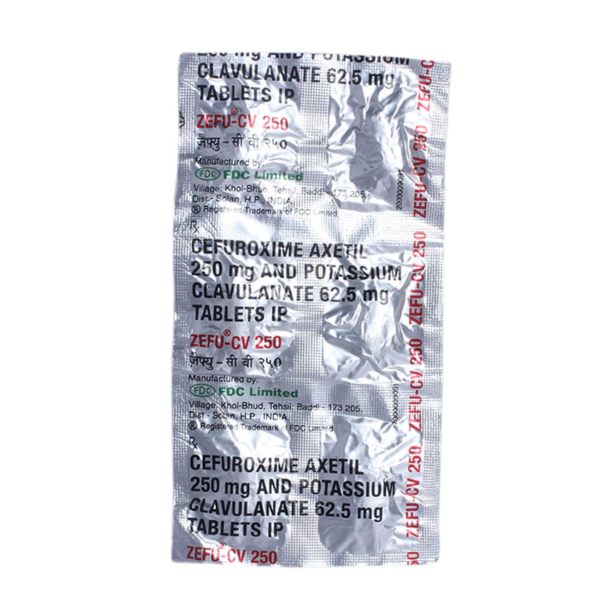 ZEFU CV 250MG TABLET | Uses, Side Effects, Price | Apollo Pharmacy