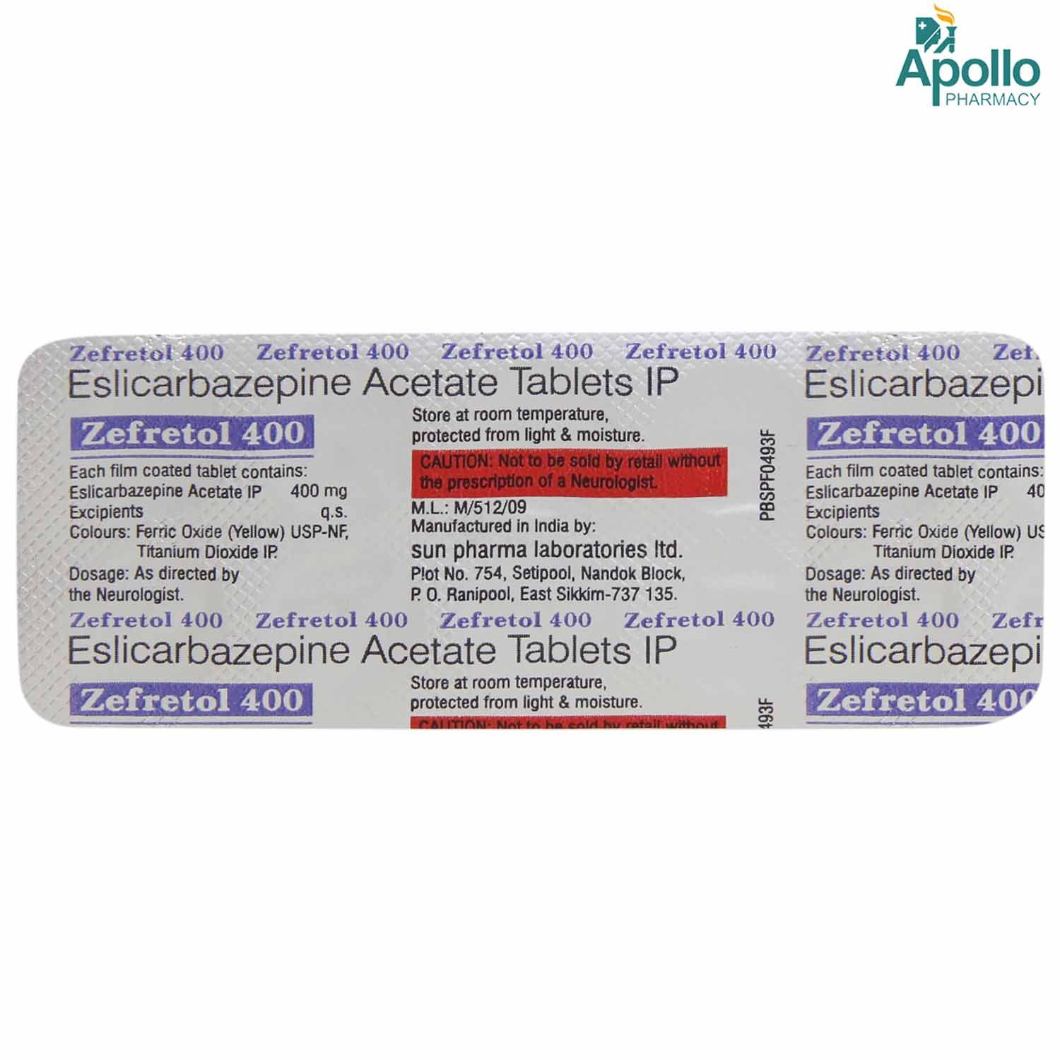 Zefretol 400 Tablet 10's Price, Uses, Side Effects, Composition ...