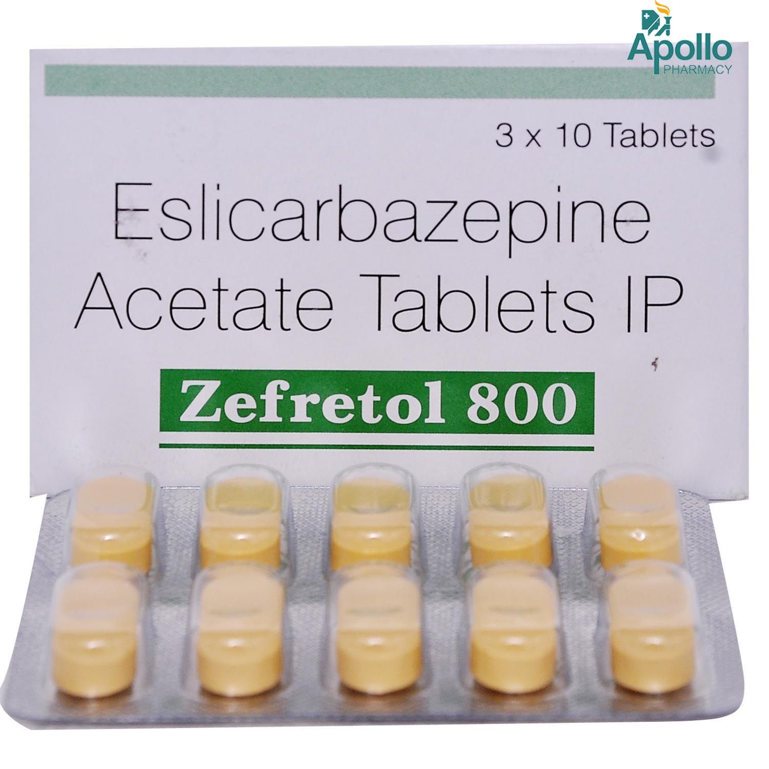 Zefretol 800 Tablet 10's Price, Uses, Side Effects, Composition ...