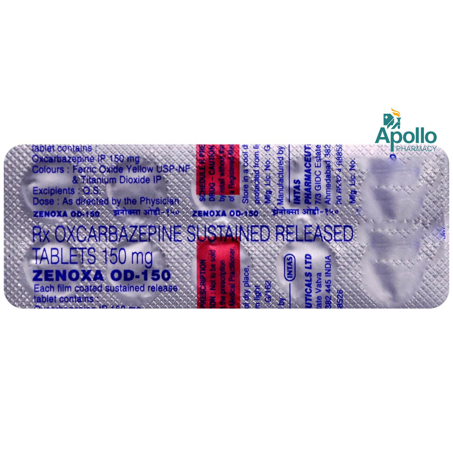Zenoxa OD 150 Tablet 10's Price, Uses, Side Effects, Composition ...