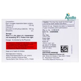 ZENFLOX PLUS 100MG TABLET | Uses, Side Effects, Price | Apollo Pharmacy