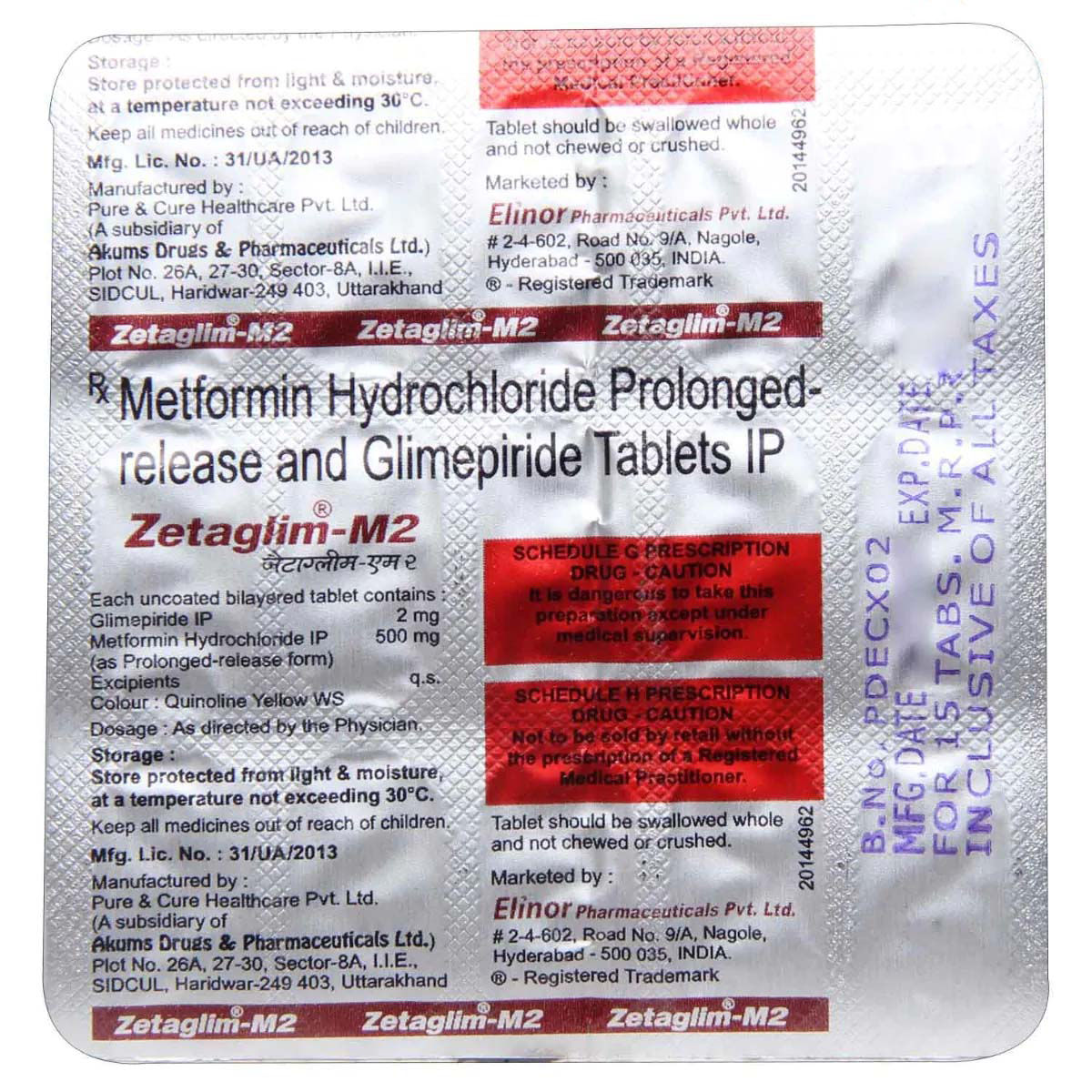 ZETAGLIM 2MG TABLET Price, Uses, Side Effects, Composition - Apollo ...