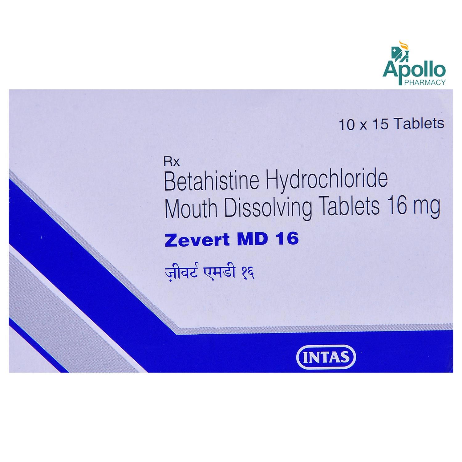Zevert MD 16 Tablet | Uses, Side Effects, Price | Apollo Pharmacy
