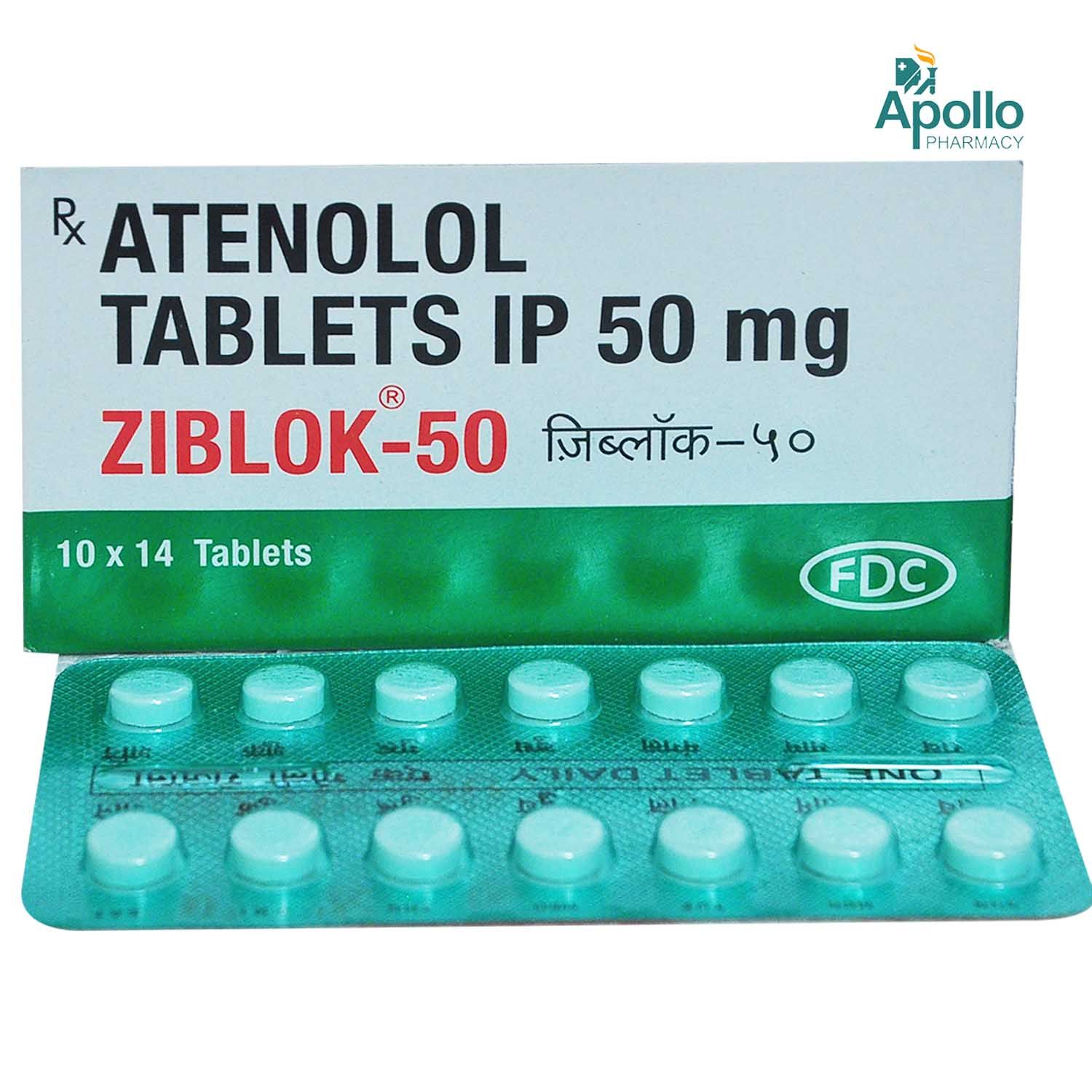 Ziblok-50 Tablet 14's Price, Uses, Side Effects, Composition - Apollo ...