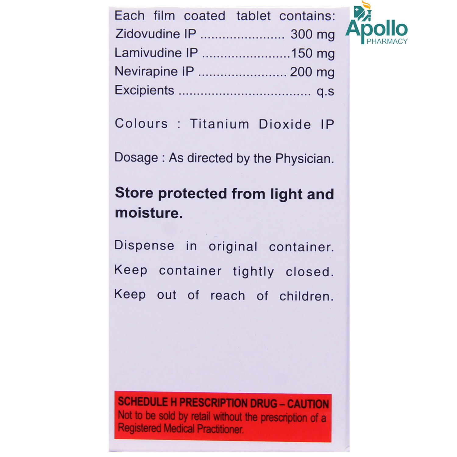 ZIDOLAM N 300/150/200MG TABLET 60'S Price, Uses, Side Effects ...