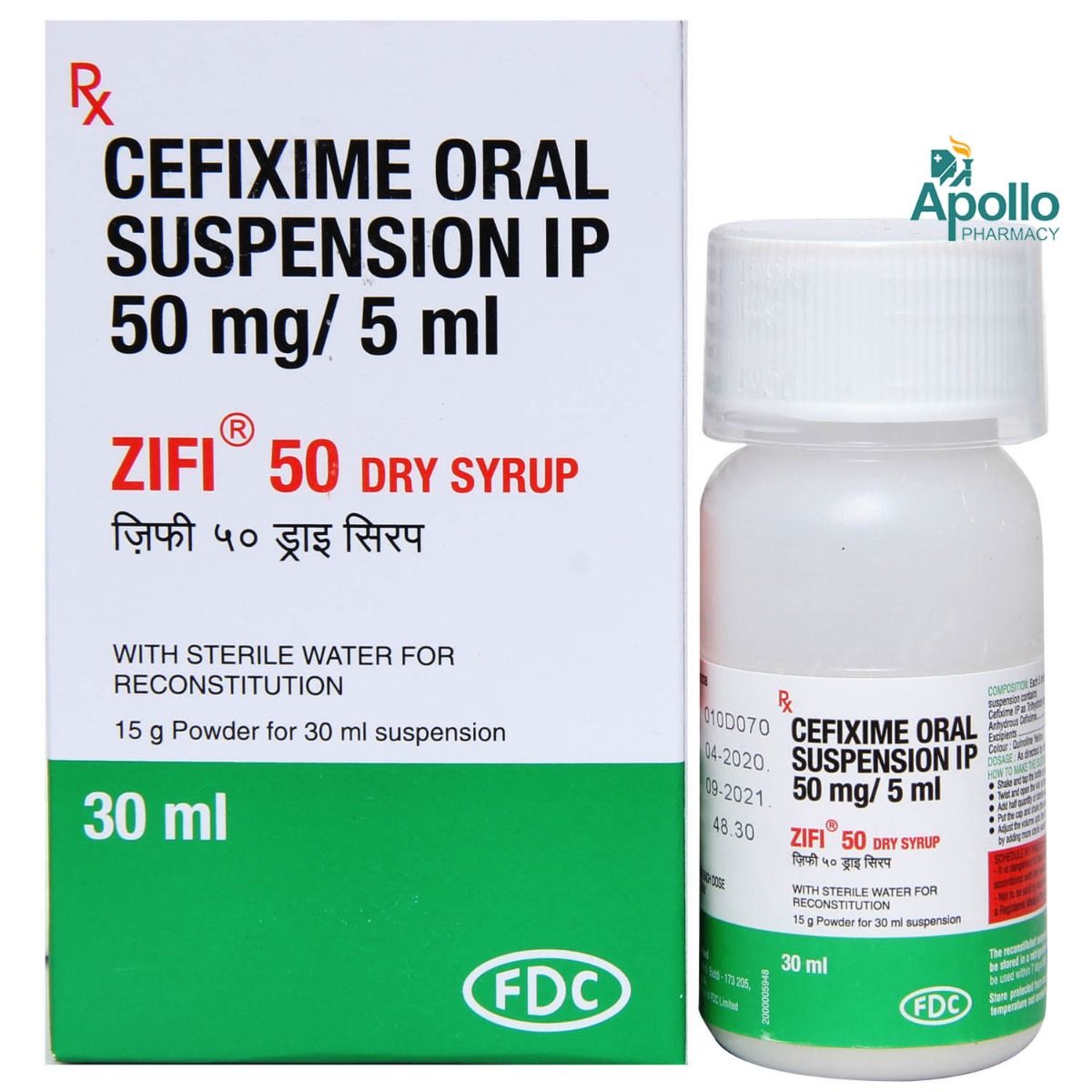 Zifi 50 Dry Syrup 30 ml Price, Uses, Side Effects, Composition - Apollo ...