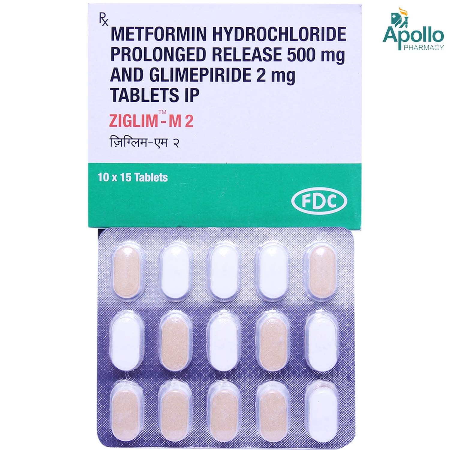 Ziglim M 2 Tablet | Uses, Side Effects, Price | Apollo Pharmacy