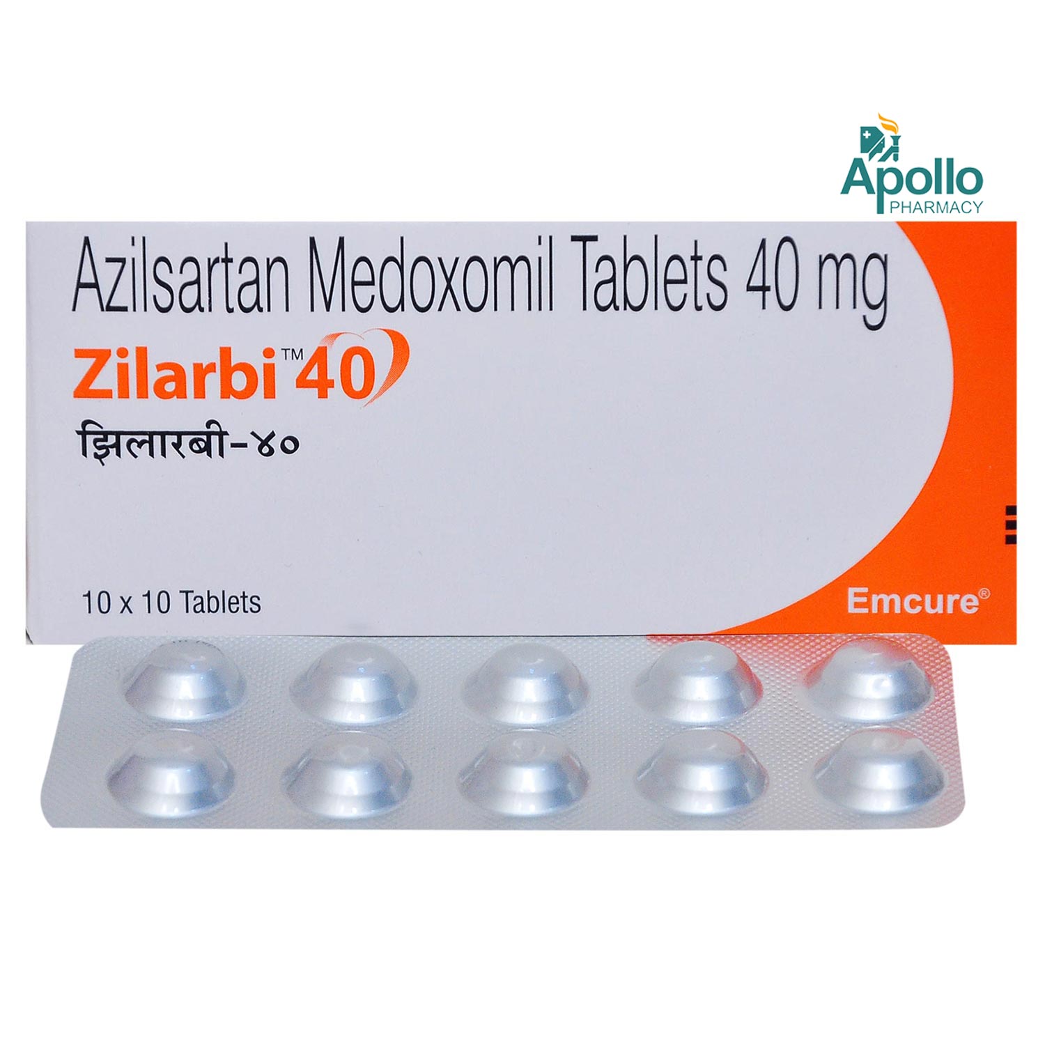 Zilarbi 40 Tablet 10's Price, Uses, Side Effects, Composition - Apollo ...