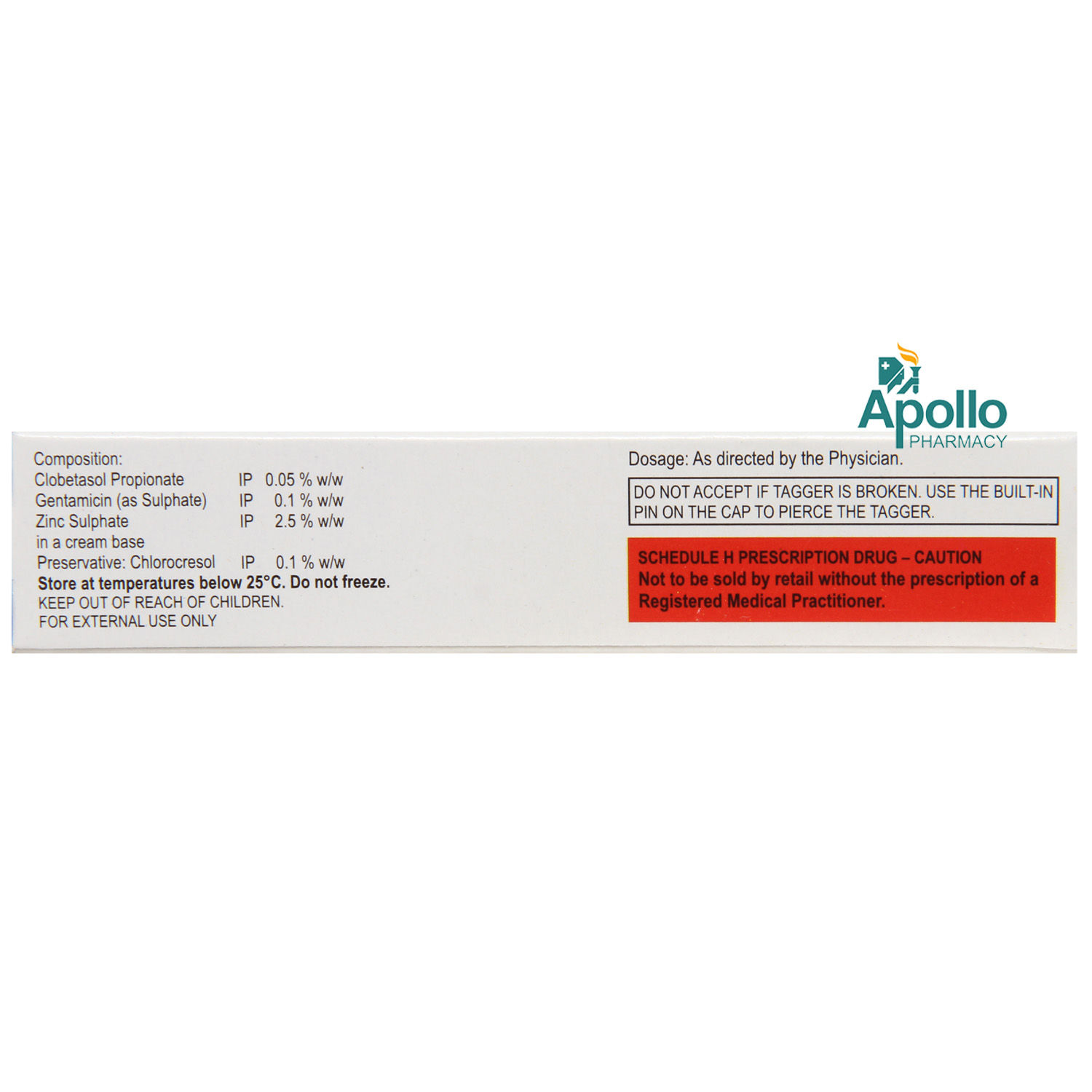ZINCODERM G CREAM 15GM Price, Uses, Side Effects, Composition - Apollo ...