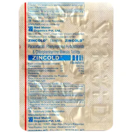 Zincold Tablet | Uses, Side Effects, Price | Apollo Pharmacy