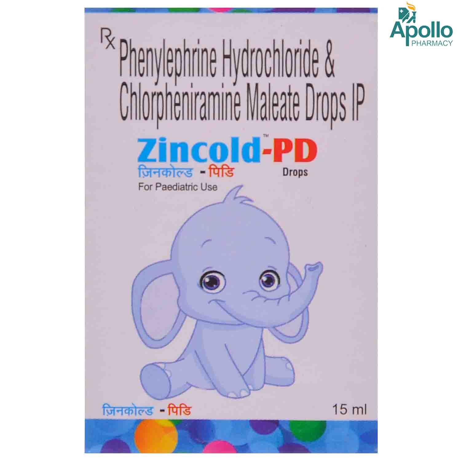 Zincold PD Drops | Uses, Side Effects, Price | Apollo Pharmacy