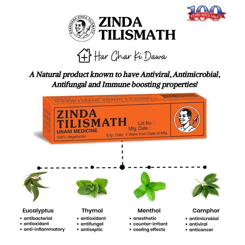 Buy Zinda Tilismath Unani Medicine, 5 ml | 19 Minutes Delivery | Apollo ...
