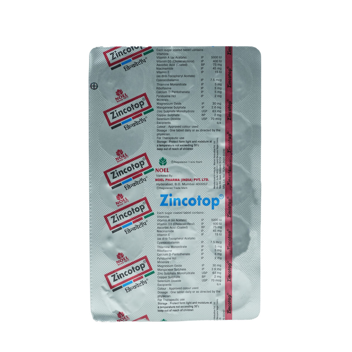 Zincotop Tablet 15's Price, Uses, Side Effects, Composition - Apollo ...