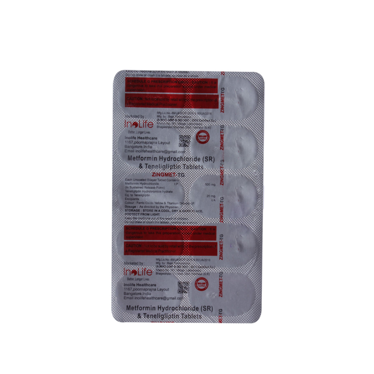 Zingmet-TG 500/20 Tablet 10's Price, Uses, Side Effects, Composition ...