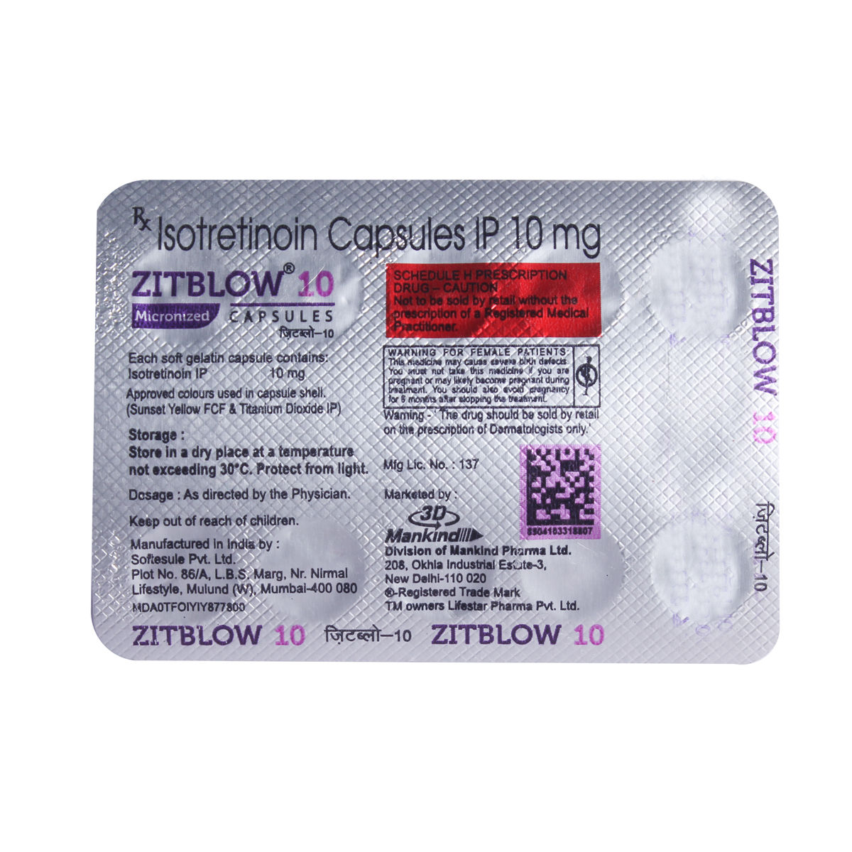 Zitblow 10 Capsule 10's Price, Uses, Side Effects, Composition - Apollo ...