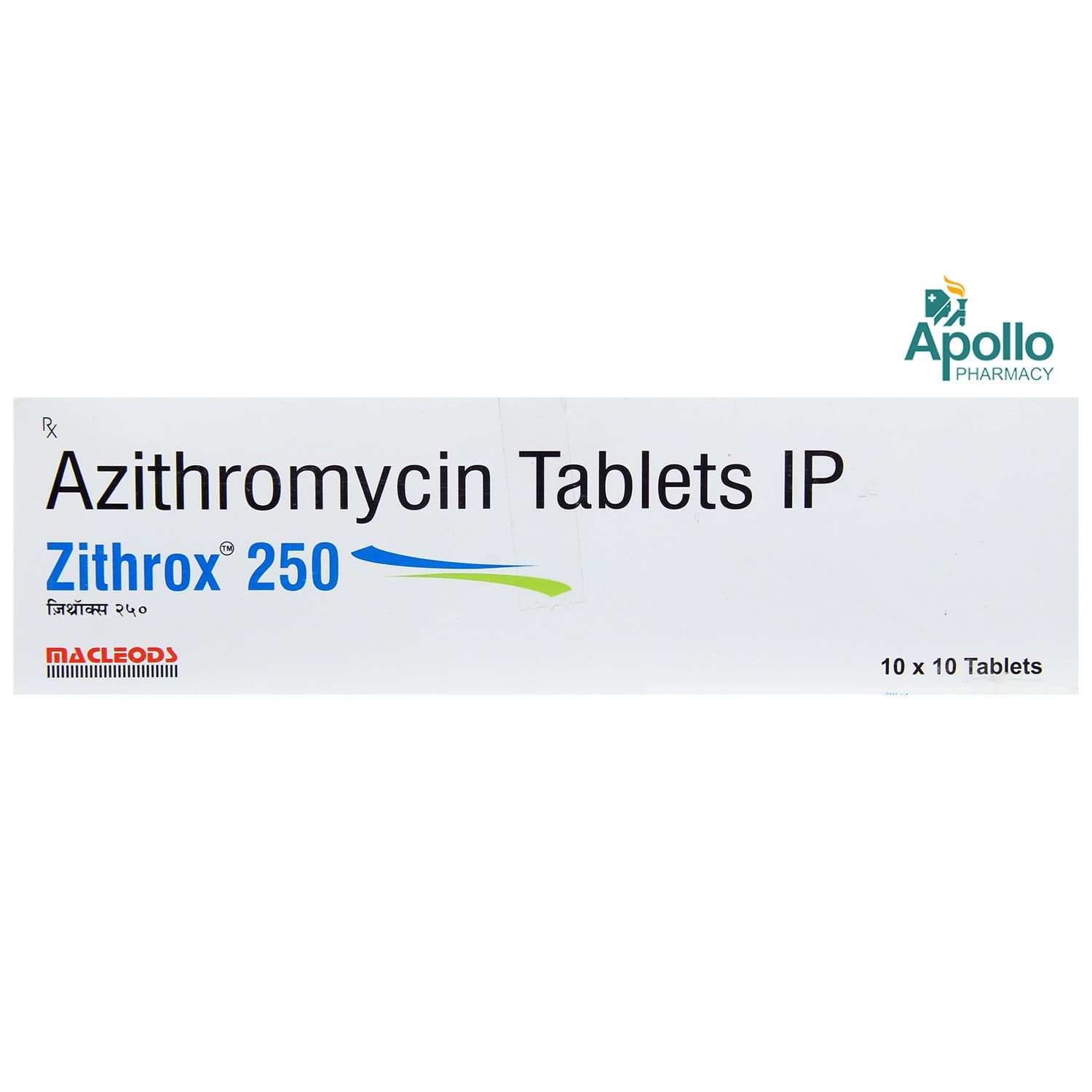 Zithrox 250 Tablet | Uses, Side Effects, Price | Apollo Pharmacy