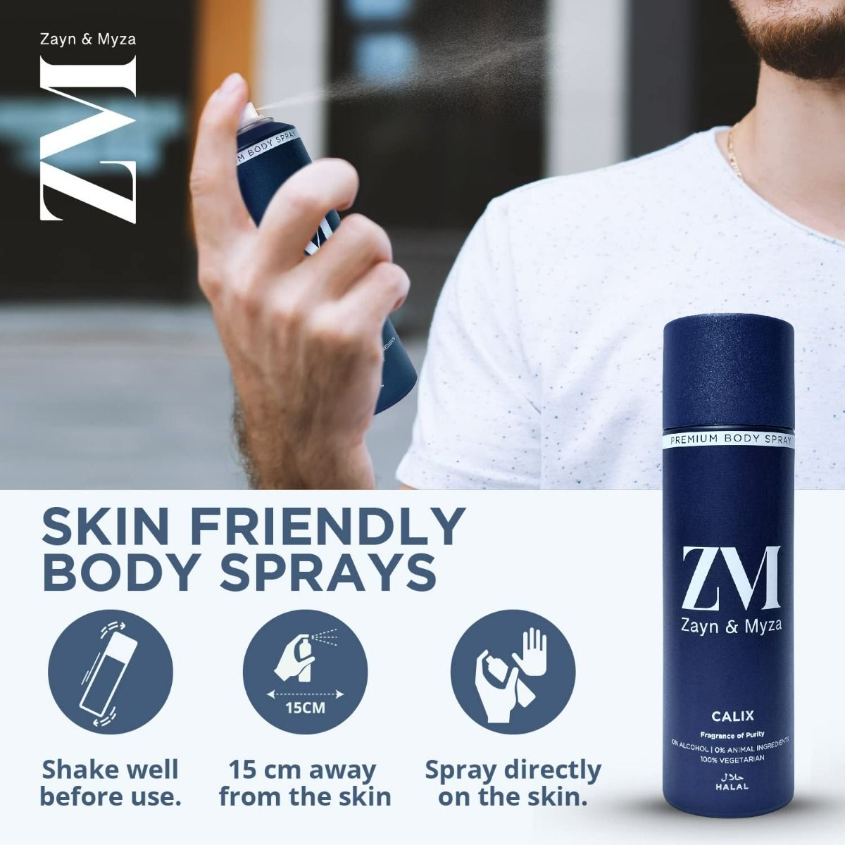 Buy ZM Calix Body Spray for Men, 200 ml | 19 Minutes Delivery | Apollo ...