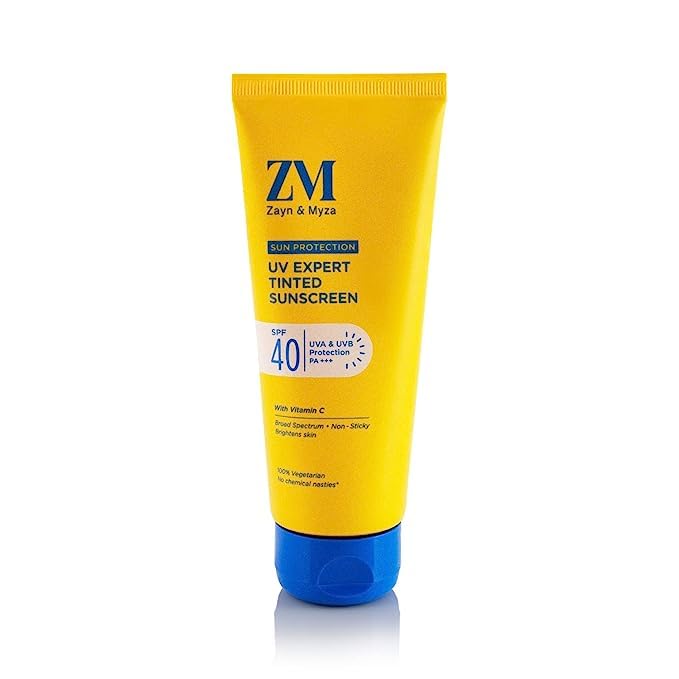 Buy ZM UV Expert SPF 40 PA+++ Tinted Sunscreen with Vitamin C, 100 gm ...