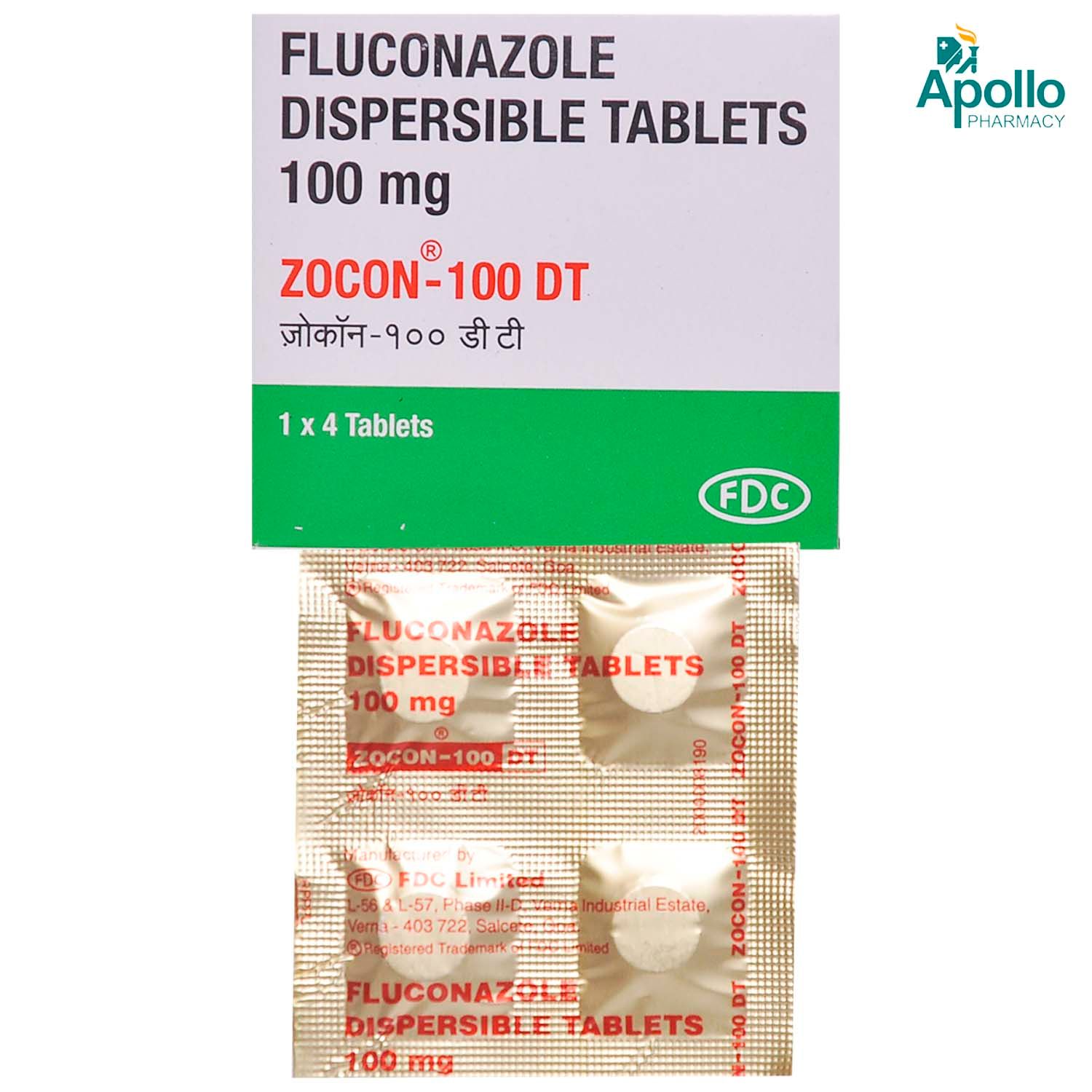 Zocon DT 100 Tablet 4's Price, Uses, Side Effects, Composition - Apollo ...