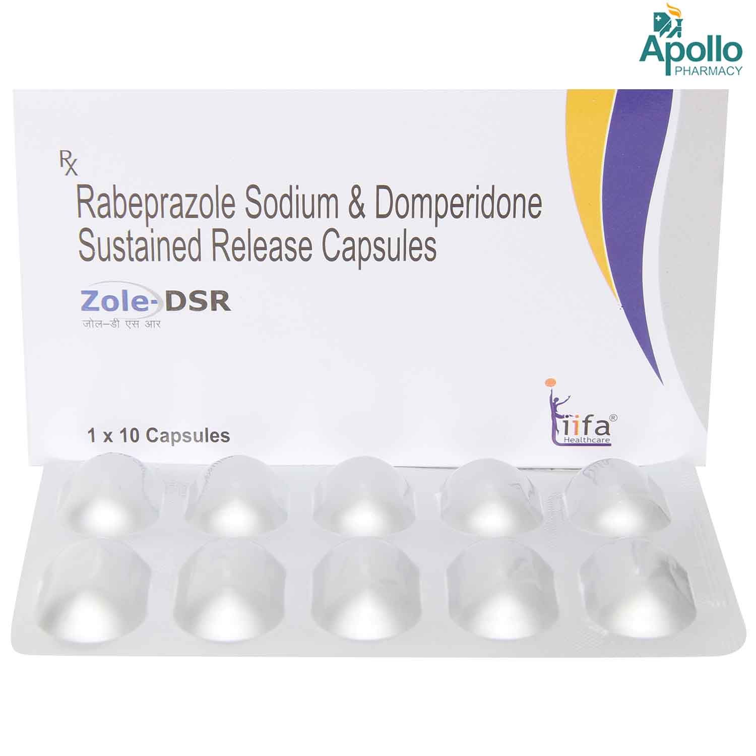 Zole-DSR Capsule 10's Price, Uses, Side Effects, Composition - Apollo ...