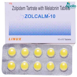 Zolcalm-10 Tablet | Uses, Side Effects, Price | Apollo Pharmacy