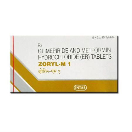 Zoryl M 1 Tablet | Uses, Side Effects, Price | Apollo Pharmacy