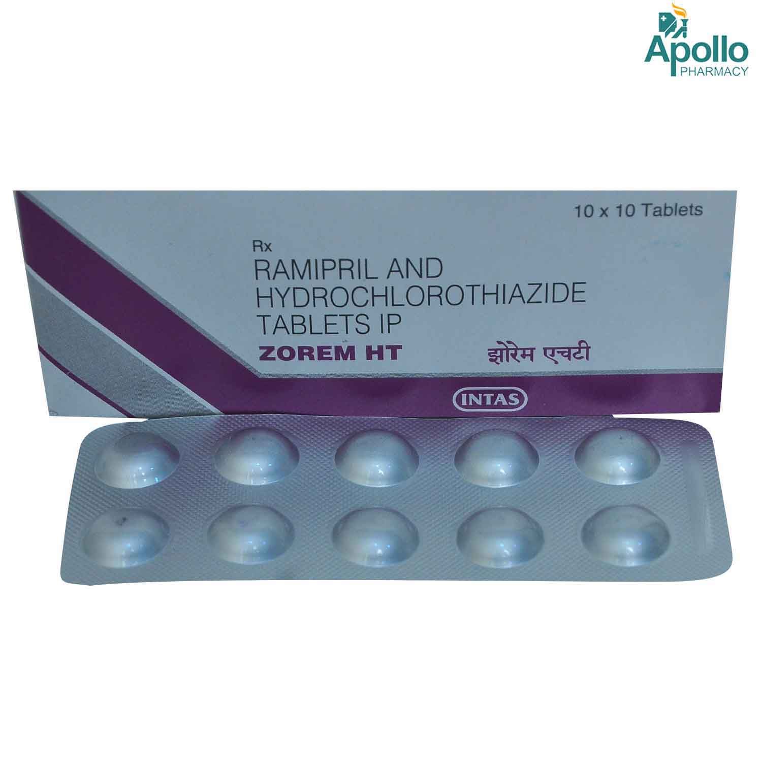 Zorem HT Tablet 10's Price, Uses, Side Effects, Composition - Apollo ...