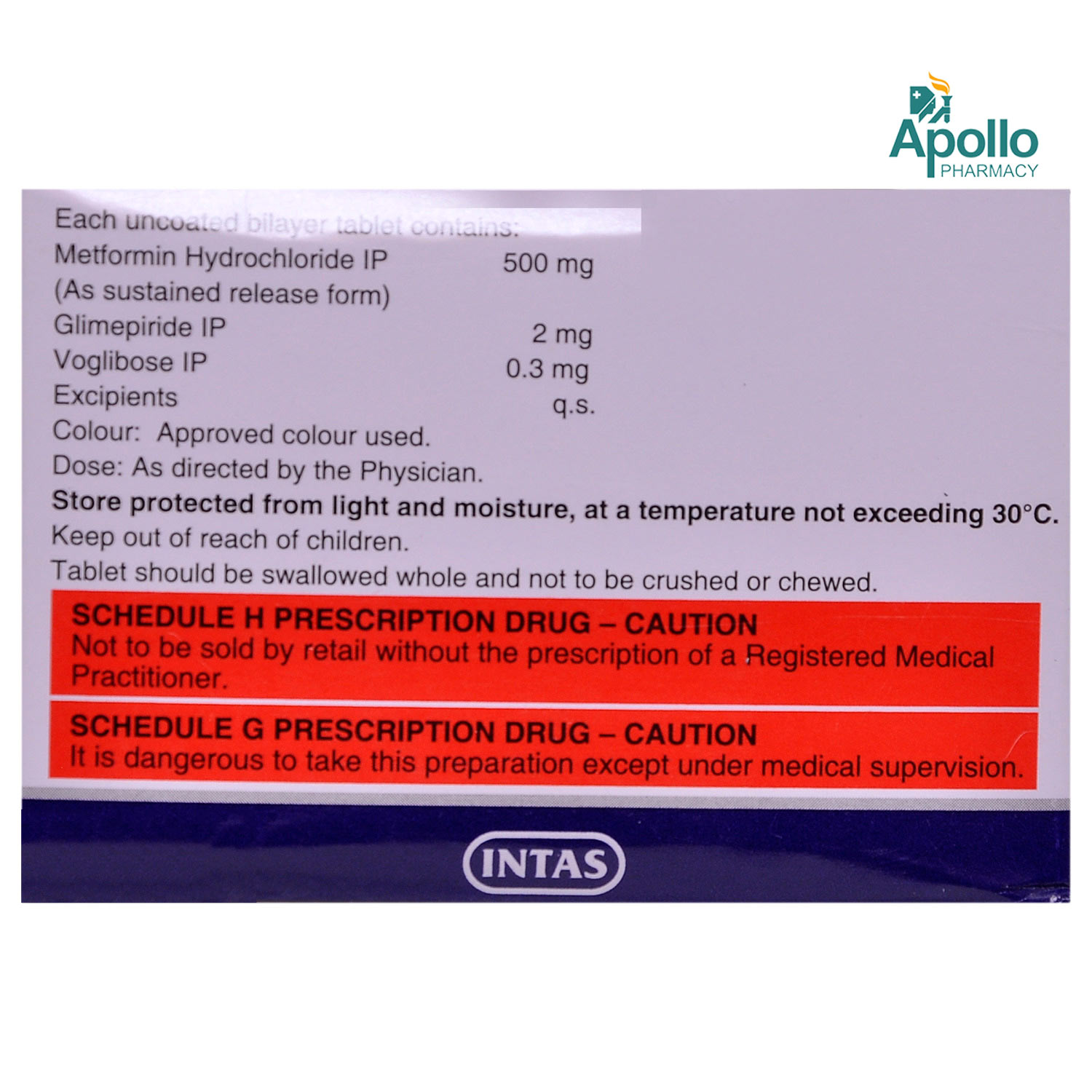 Zoryl MV 2/0.3 Tablet 10's Price, Uses, Side Effects, Composition ...