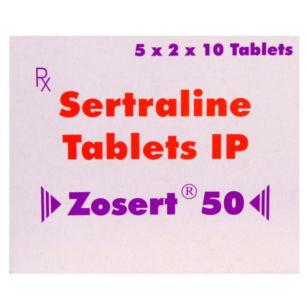 Zosert 50 Tablet 10's Price, Uses, Side Effects, Composition - Apollo ...