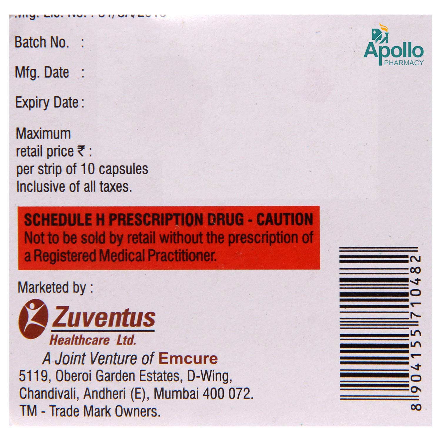 Zosa-DSR Capsule | Uses, Side Effects, Price | Apollo Pharmacy