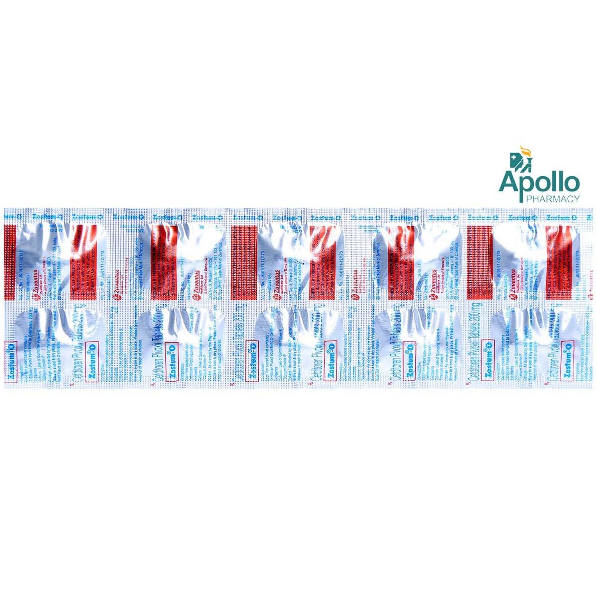 Zostum-O Tablet 10's Price, Uses, Side Effects, Composition - Apollo ...