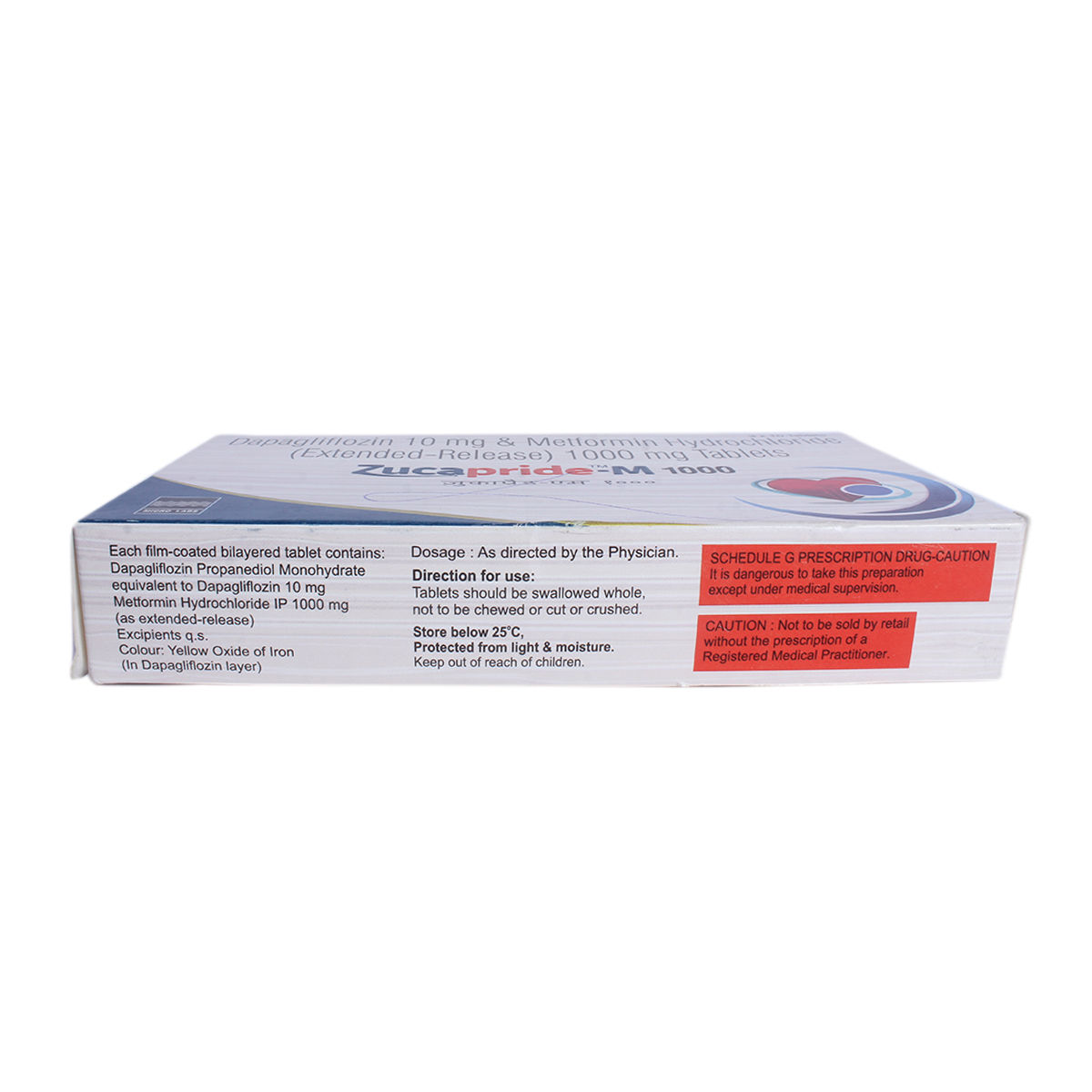 Zucapride-M 1000 Tablet 10's Price, Uses, Side Effects, Composition ...