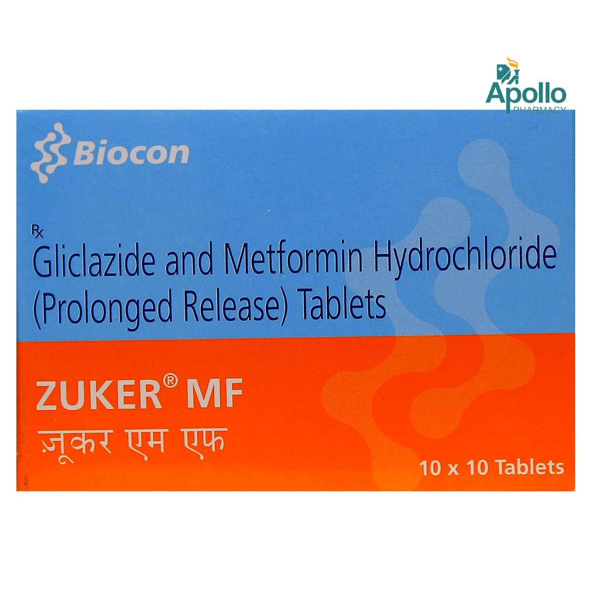 Zuker MF Tablet | Uses, Side Effects, Price | Apollo Pharmacy