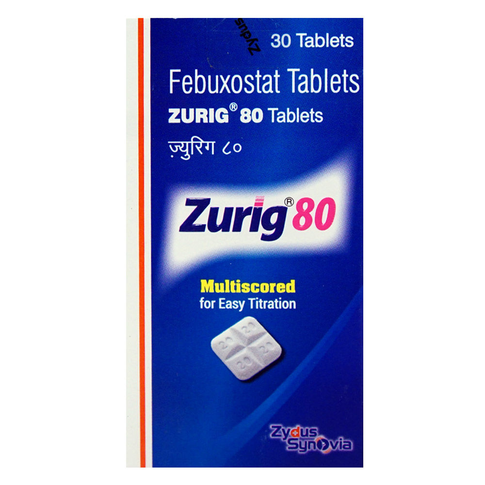 Zurig 80 Tablet | Uses, Side Effects, Price | Apollo Pharmacy