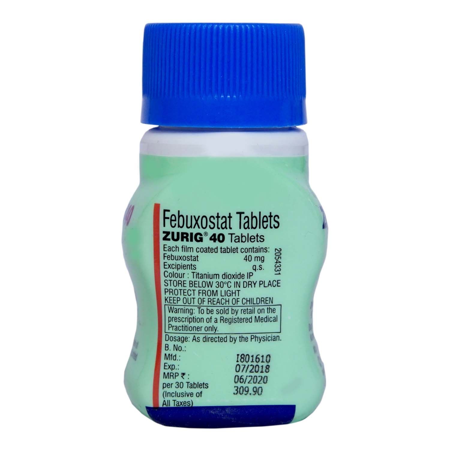 Zurig 40 Tablet | Uses, Side Effects, Price | Apollo Pharmacy